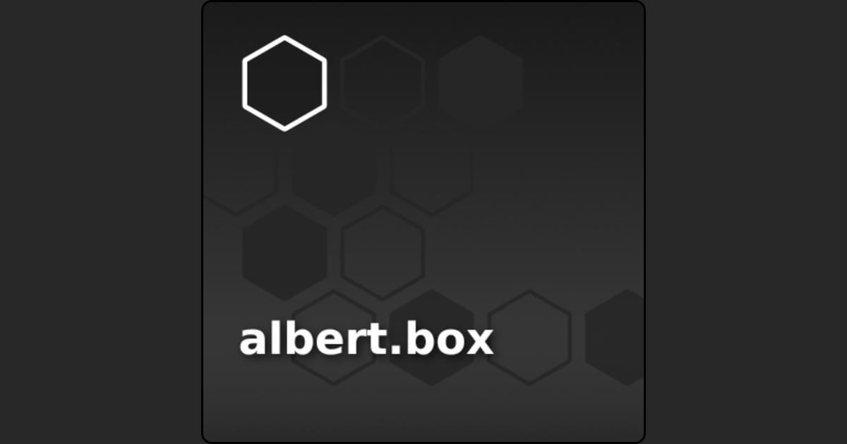 albert.box - Profile | .box